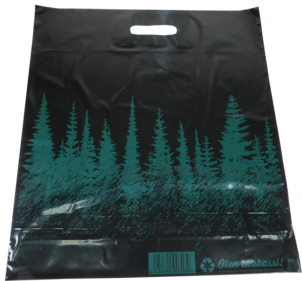 Shopping bag - 450 x 500+50PV x 0,06 mm "KUUSIMETSÄ" - SeaPack Online store